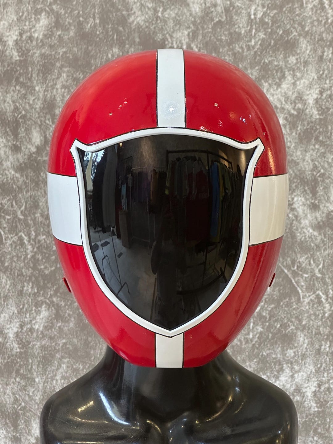 Red Ranger Lightspeed Rescue Helmet / Go Go Five Red Helmet - Etsy