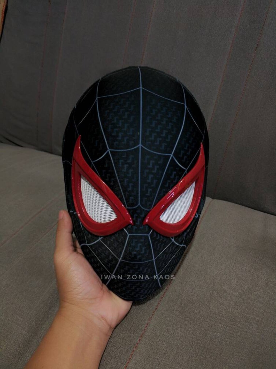 Miles Morales Ps5 Shell and Lenses With Fabric Mask - Etsy Canada