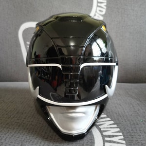 Black Ranger MMPR / Mastodon Sentries Helmet - Etsy