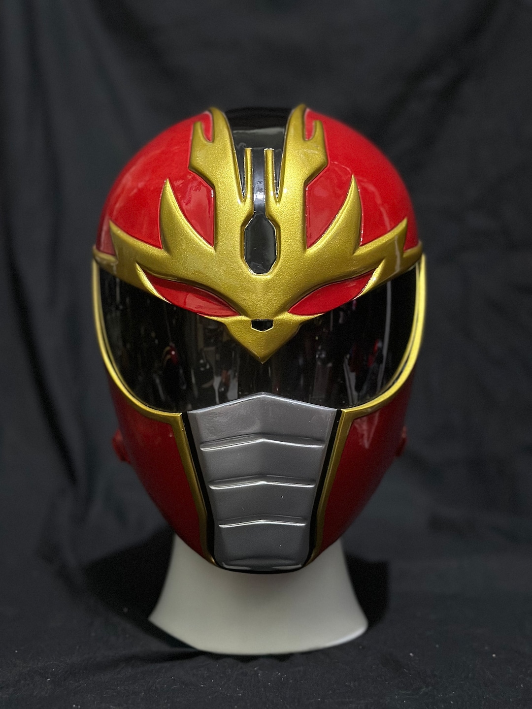 Power Rangers Red Squadron Helmet / Gosei Sentai Dairanger Ryu Ranger ...