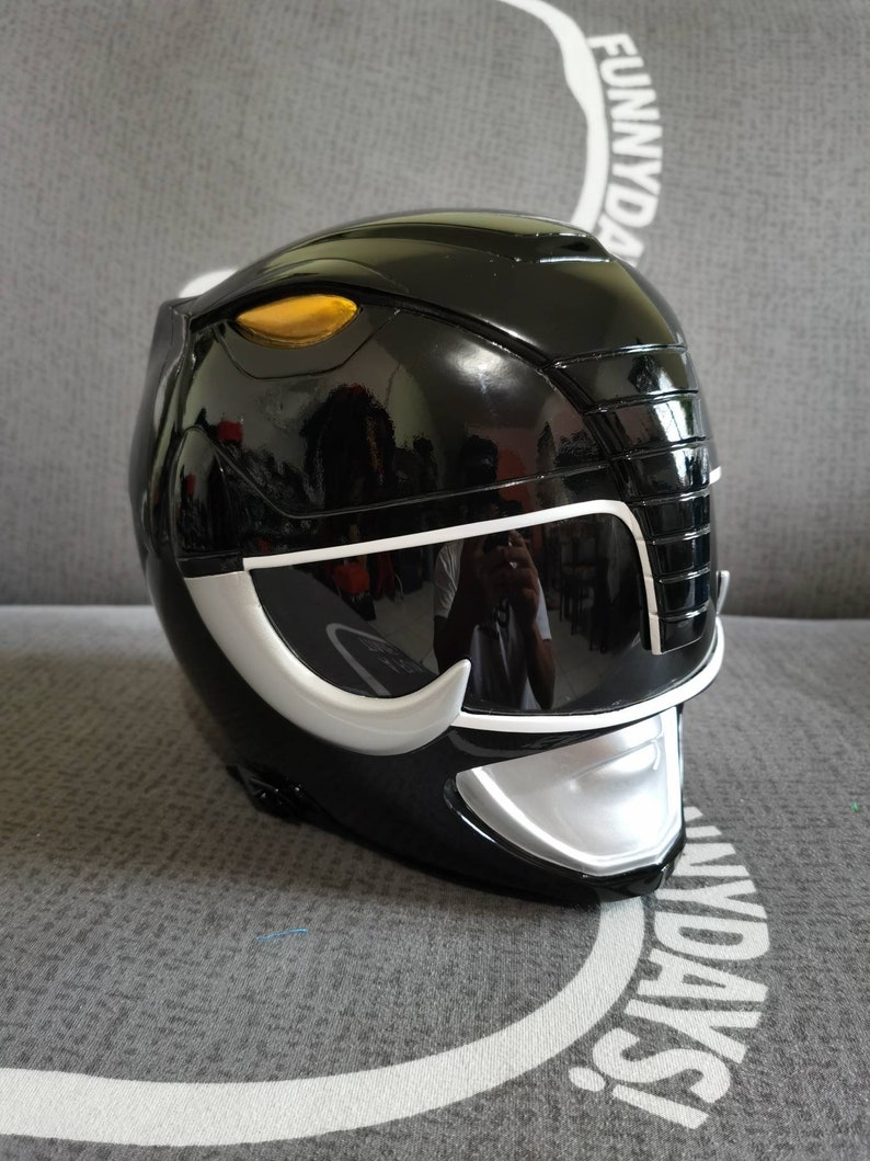 Black Ranger MMPR / Mastodon Sentries Helmet - Etsy