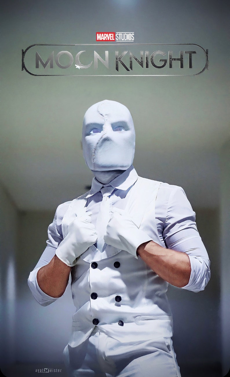 Just Mask Mr Knight Mask / Moonknight / Marvel / Moon Knight - Etsy