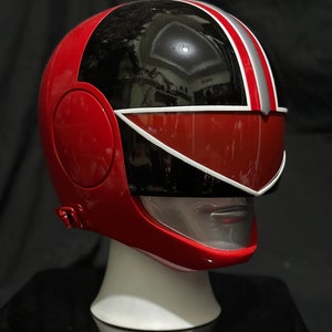 Red Power Rangers Time Force Helmet / Mirai Sentai Time Ranger Helmet ...