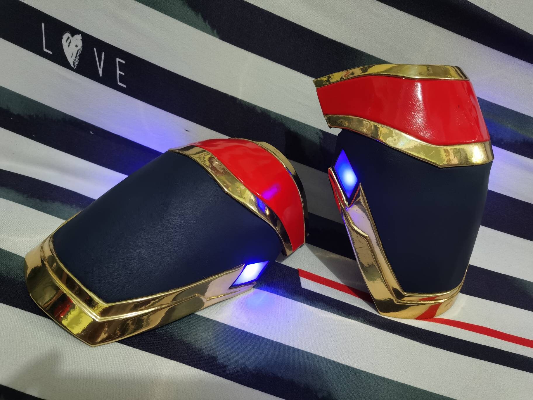 Iron Spider Shoulder Pads (x2) With Leds Spiderman - Etsy Australia