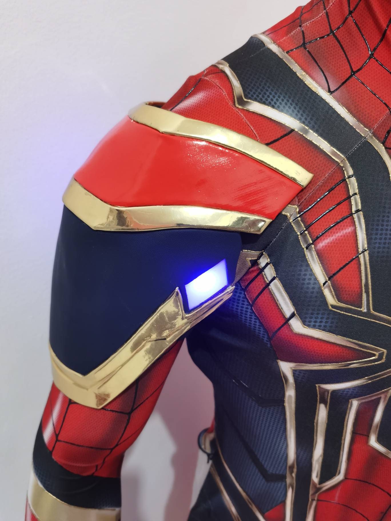 Iron Spider Shoulder Pads x2 With Leds Spiderman - Etsy Australia