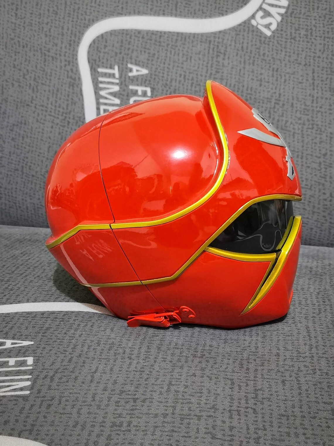 Power Rangers Super Megaforce Red Helmet | Etsy