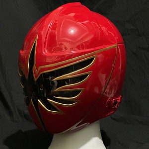 Red Power Rangers Mystic Force / Mahou Sentai Magi Red Ranger Helmet - Etsy