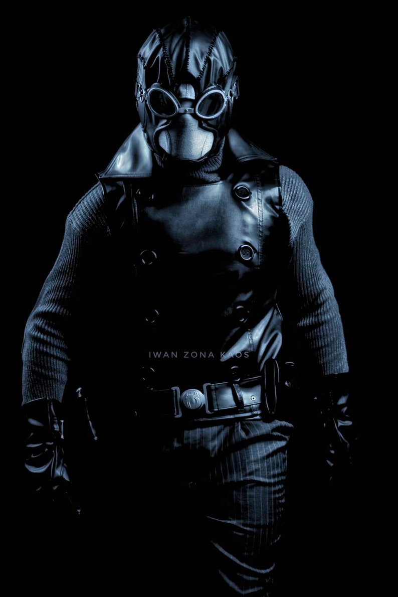 Spiderman Noir Mask - Etsy
