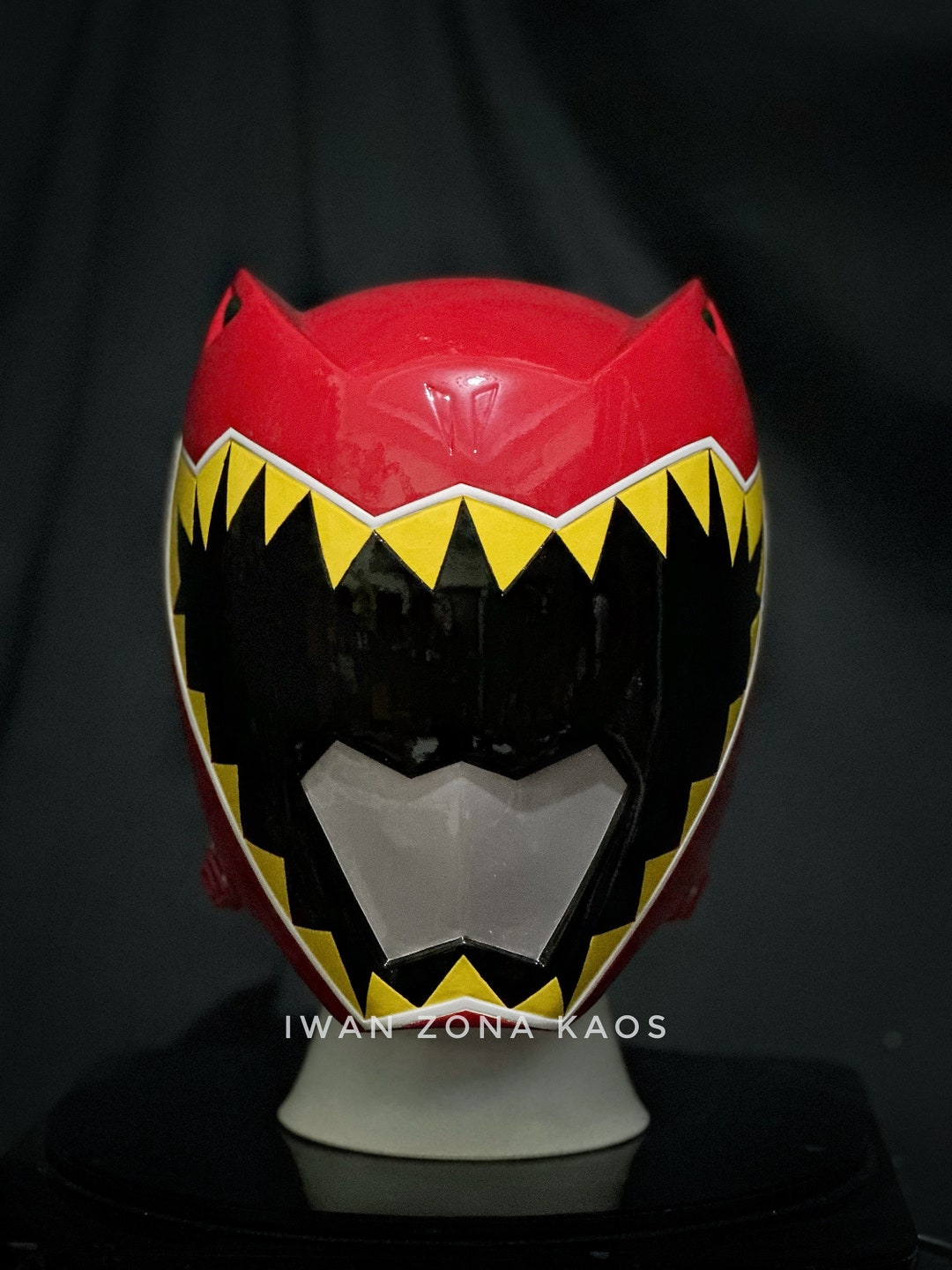 Power Rangers Dino Charge Red Helmet / Kyoryu Red Hemet - Etsy UK