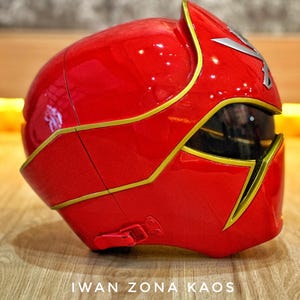 Power Rangers Super Megaforce / Gokai Red Red Helmet - Etsy