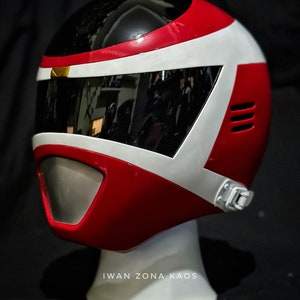 Red Space Ranger Helmet / Denji Sentai Megaranger Helmet - Etsy
