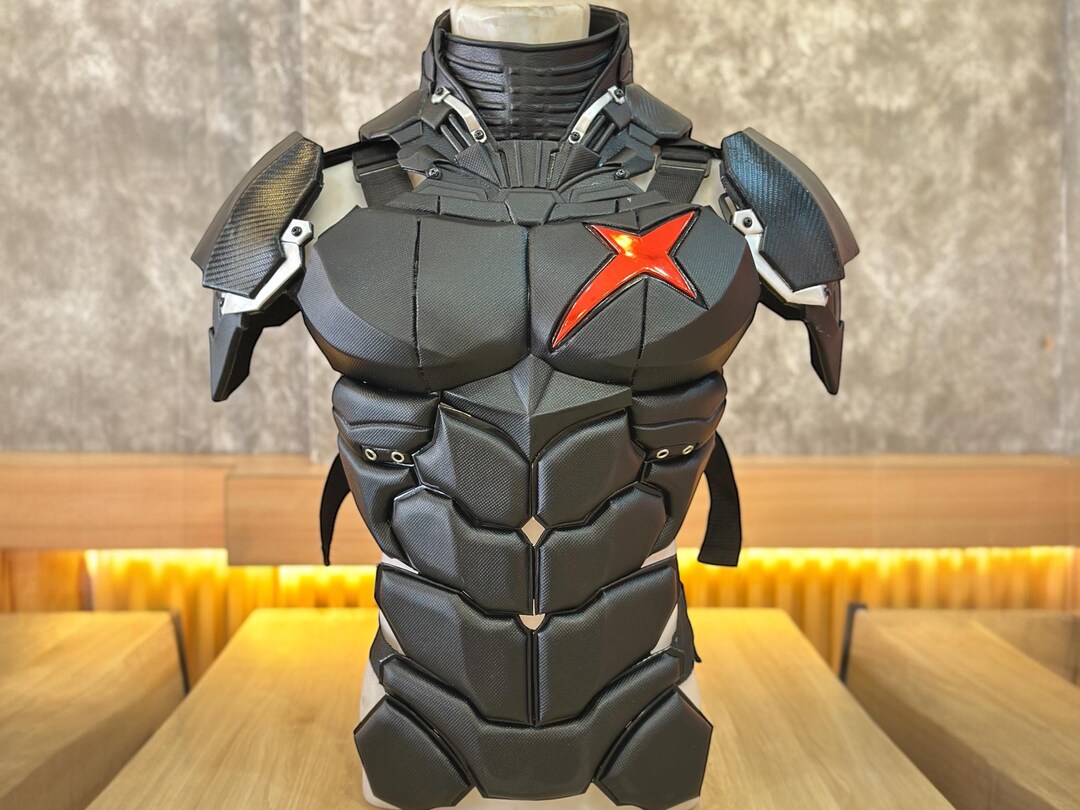 Body Armor & Shoulder Red X Chest and Torso Cosplay / Custom / Body ...