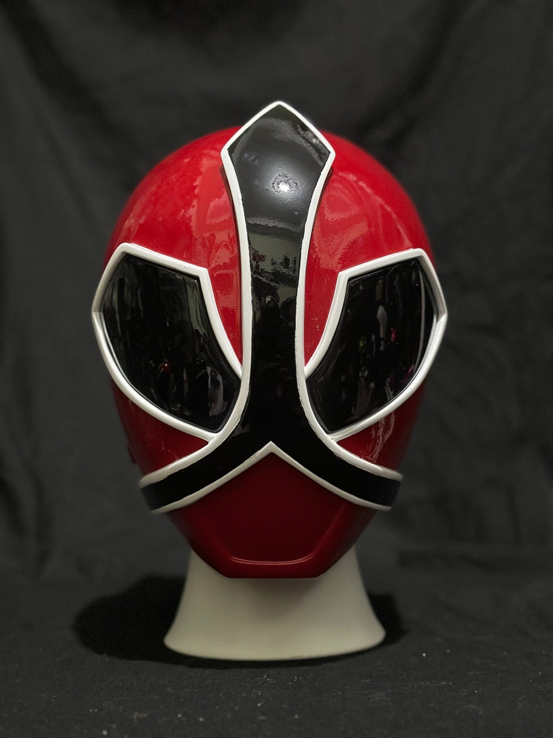 Power Rangers Red Samurai Helmet / Red Samurai Sentai - Etsy