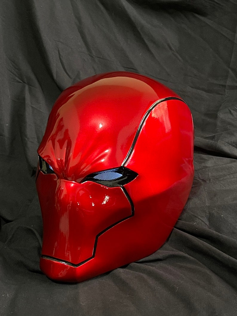 Red Hood Helmet Mask Jason Todd Halloween Costume Props - Etsy