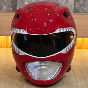 Red Ranger Mmpr Helmet (free Shipping) - Etsy