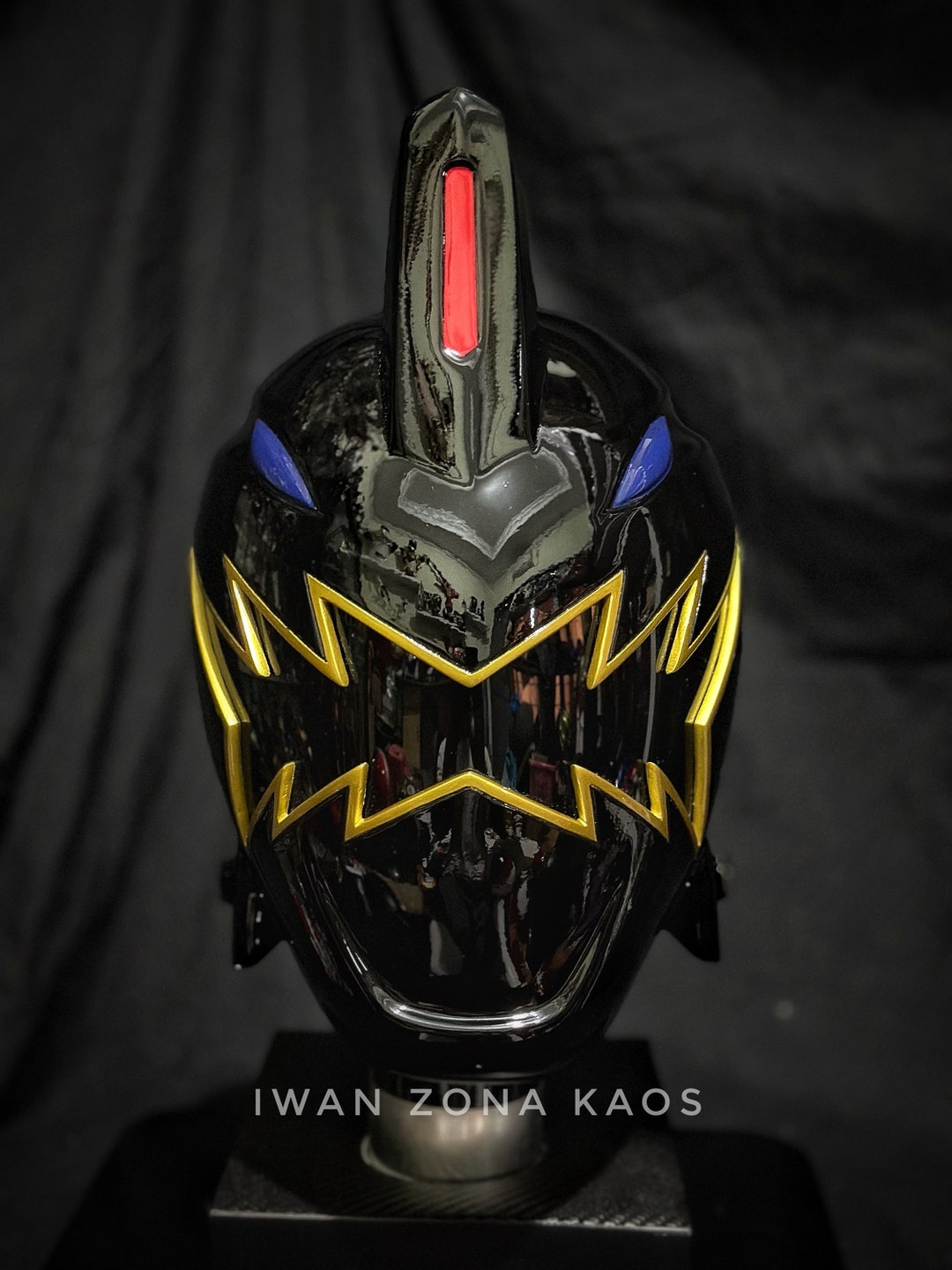 Dino Thunder Black Helmet / Bakuryuu Sentai Abaranger Helmet - Etsy