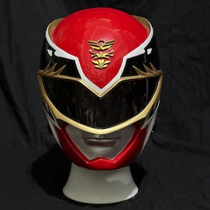 Power Rangers Red Megaforce Helmet / Red Tensou Sentai Goseiger Helmet ...