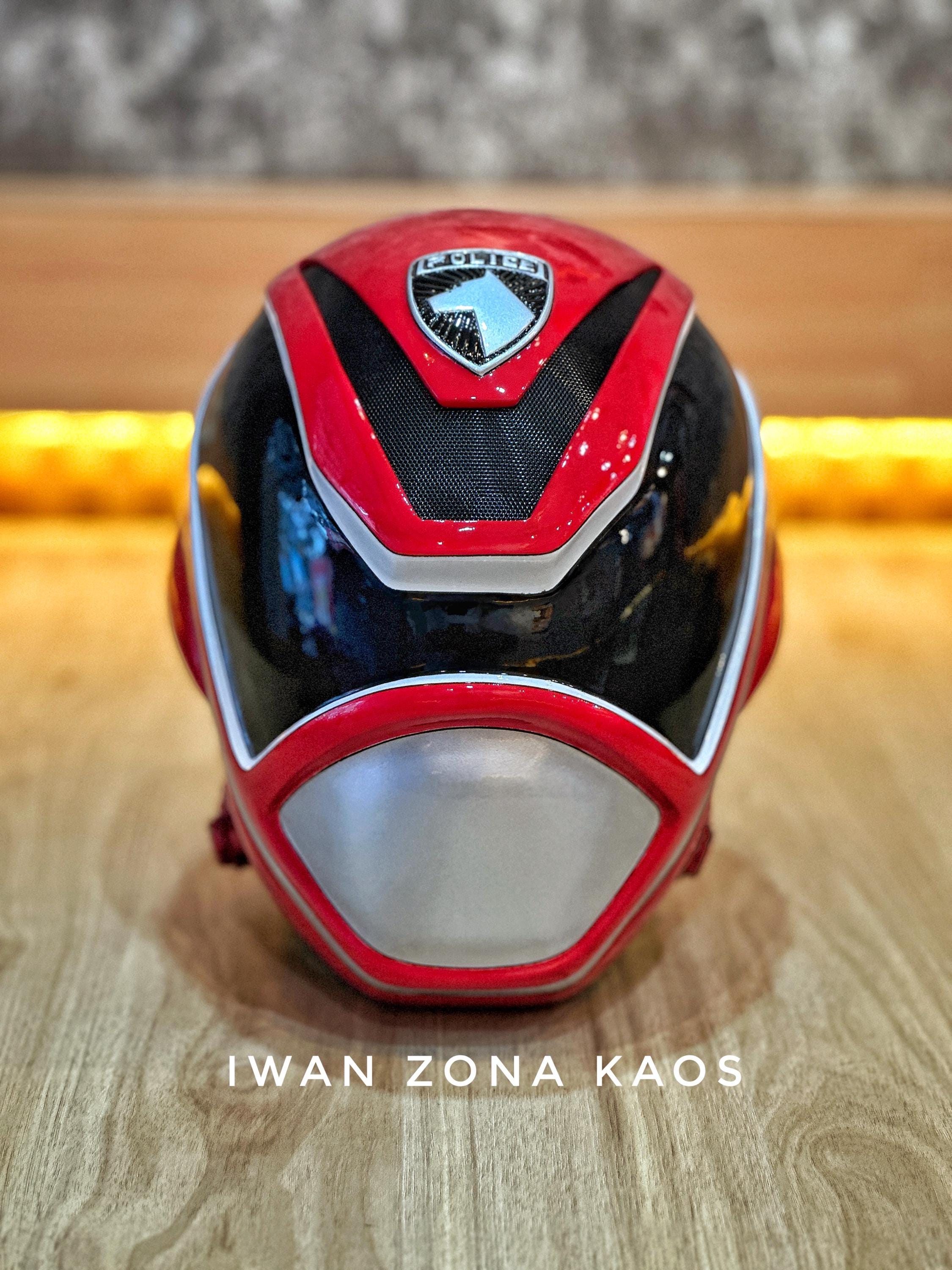 Spd Red Ranger Helmet - Etsy