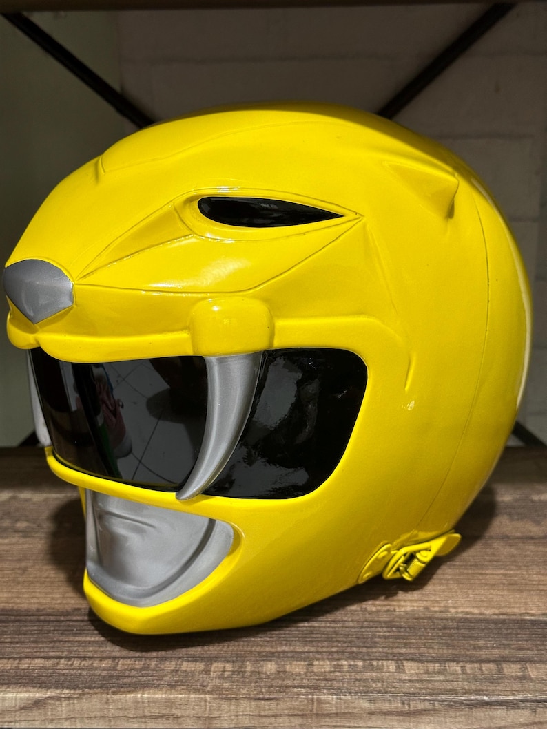 Helmet Yellow Ranger Mmpr / Power Ranger /sentai - Etsy