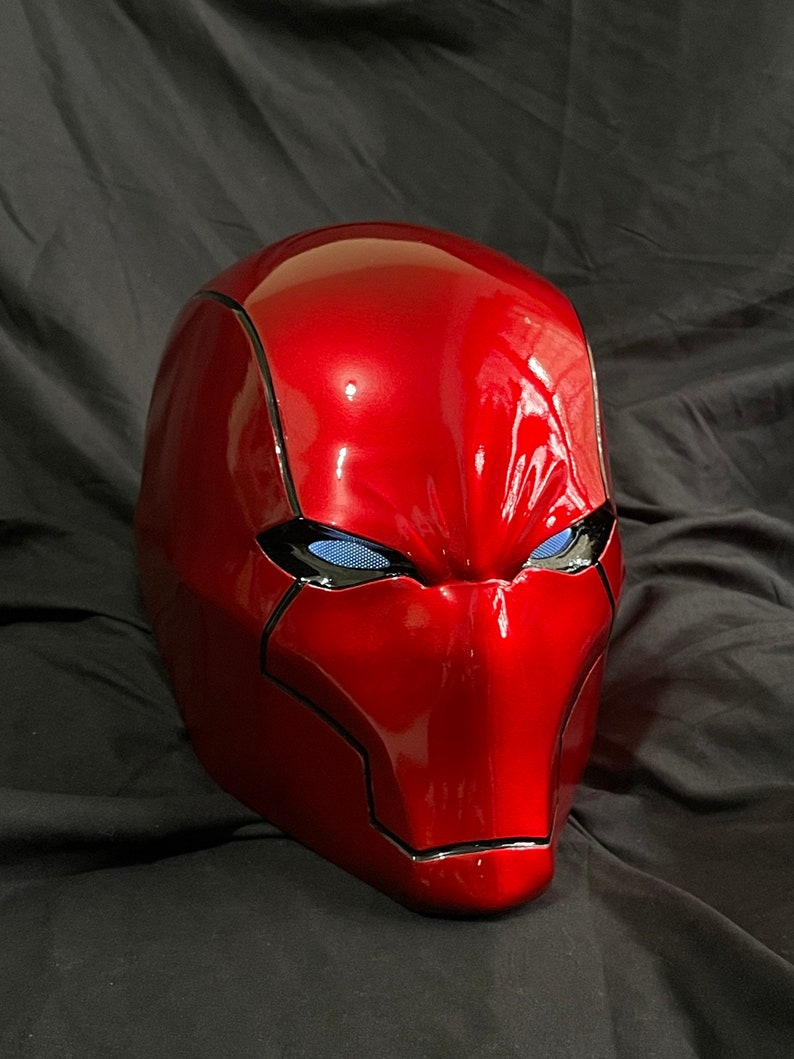 Red Hood Helmet Mask Jason Todd Halloween Costume Props - Etsy