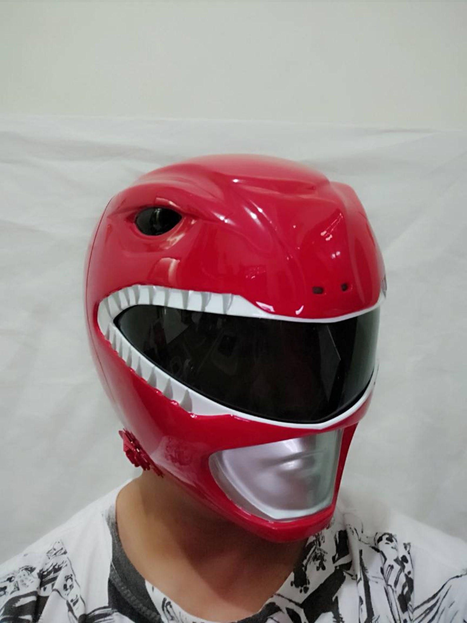 Red Ranger Turbo / Carranger Helmet - Etsy