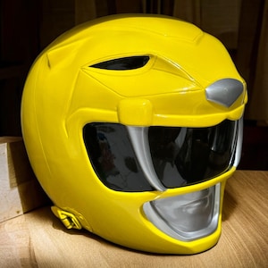 Wearable Yellow Ranger Helmet - Etsy