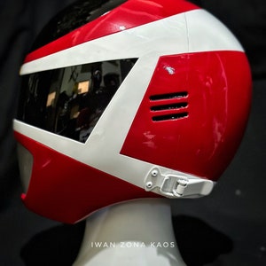 Red Space Ranger Helmet / Denji Sentai Megaranger Helmet - Etsy
