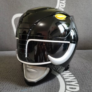 Black Ranger MMPR / Mastodon Sentries Helmet - Etsy