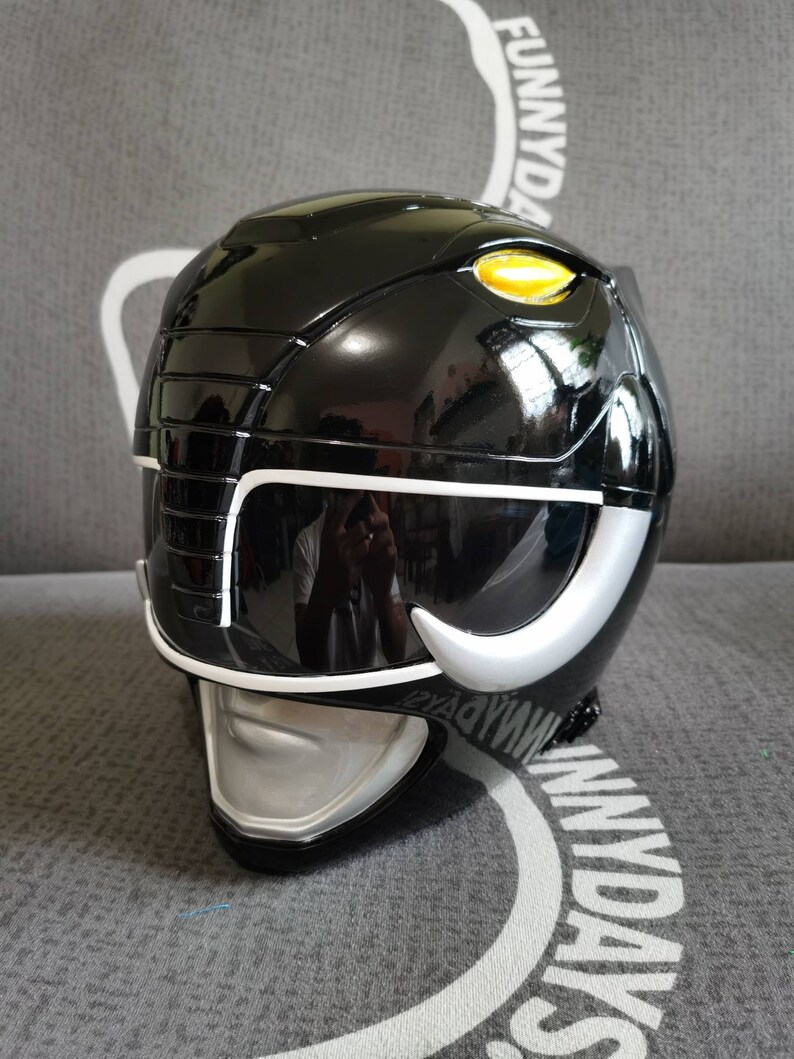 Black Ranger MMPR / Mastodon Sentries Helmet - Etsy