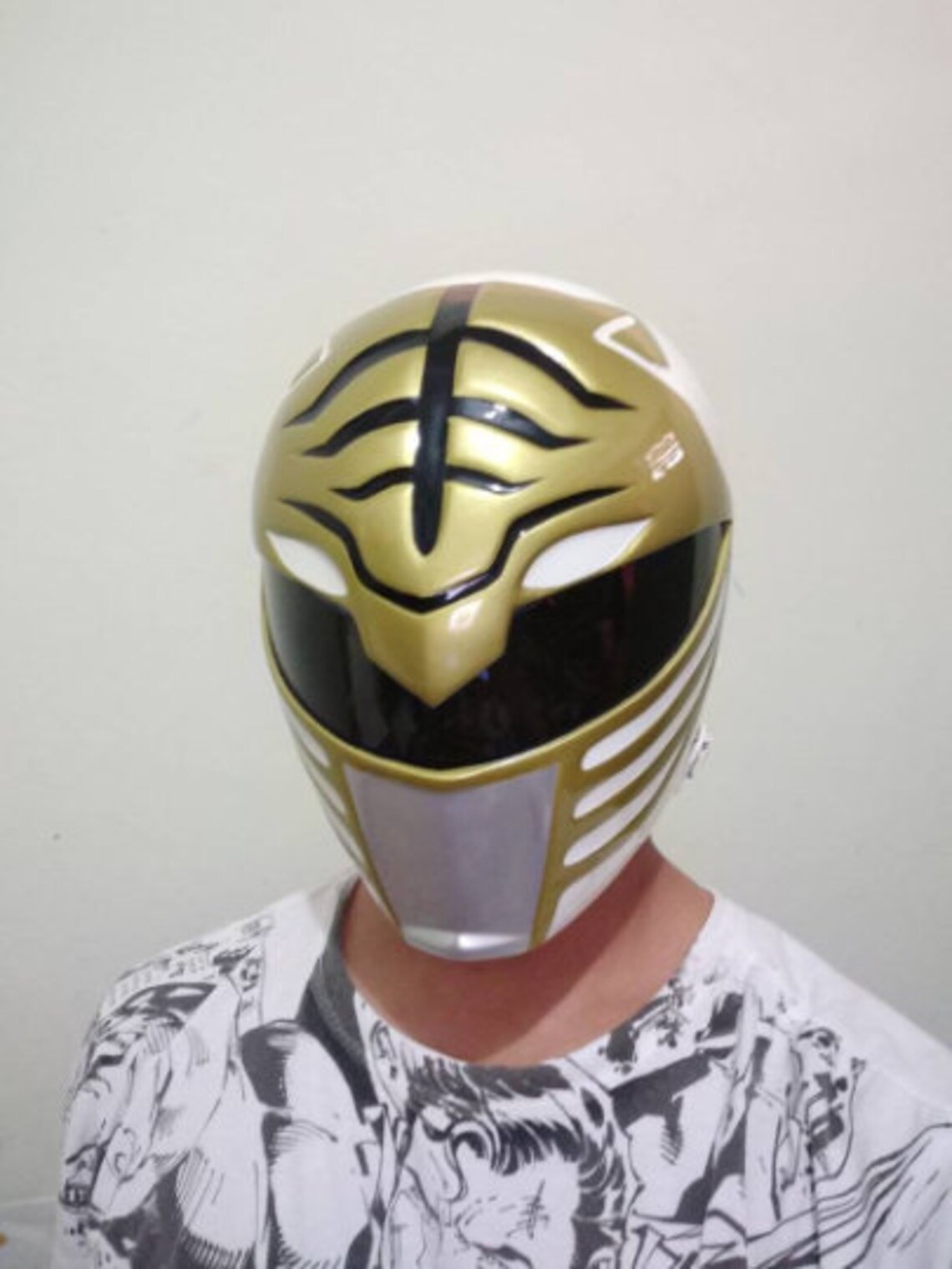 White Ranger Mmpr Helmet free Shipping - Etsy