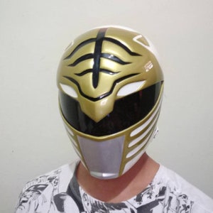 White Ranger Mmpr Helmet (free Shipping) - Etsy