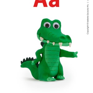 Animal, Alphabet, Flash Cards, ABC, Clay Figures, English, Wall Decor ...