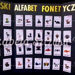 Polnisches Alphabet Flash-Karten - 10x15 - Etsy.de