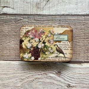 Small Decorated Tins Vintage Style 3.5 X 2.5 - Etsy