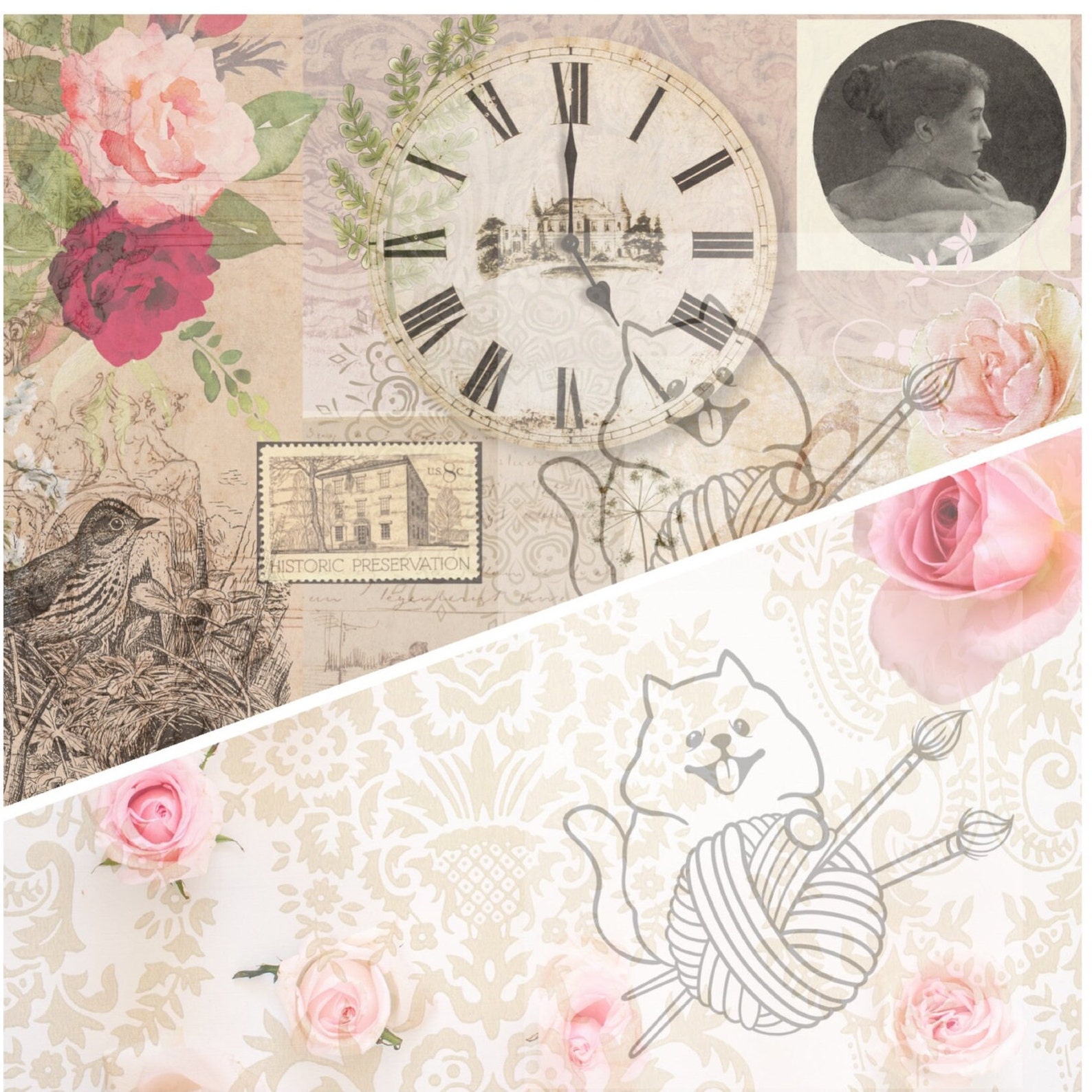 Mixed Collage Printable. - Etsy