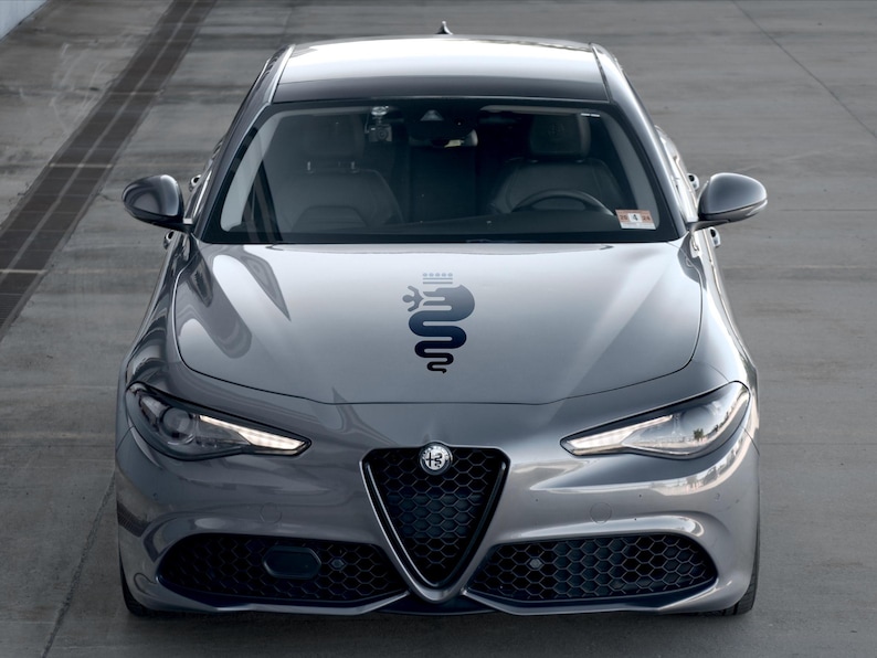 Alfa Romeo Serpent Hood Decal - Etsy