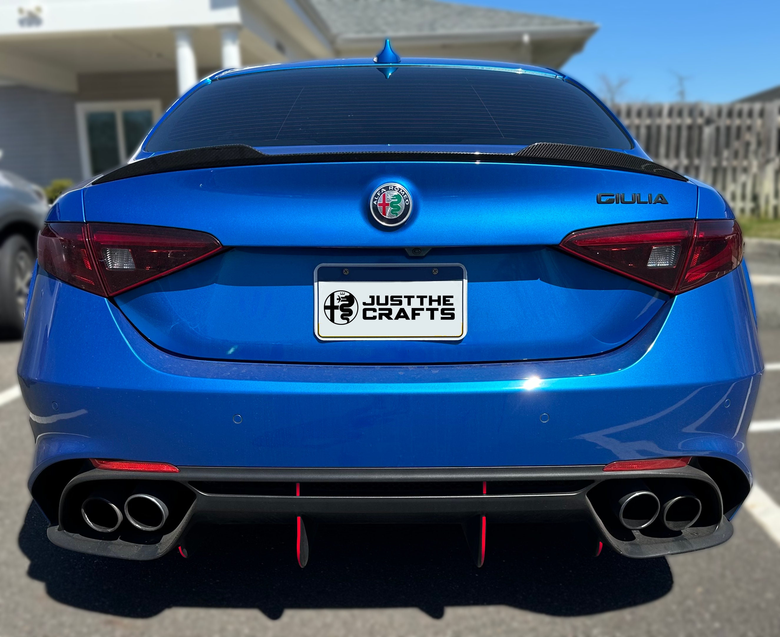 Alfa Romeo Giulia Diffuser Stripe Decals (QV) - Etsy