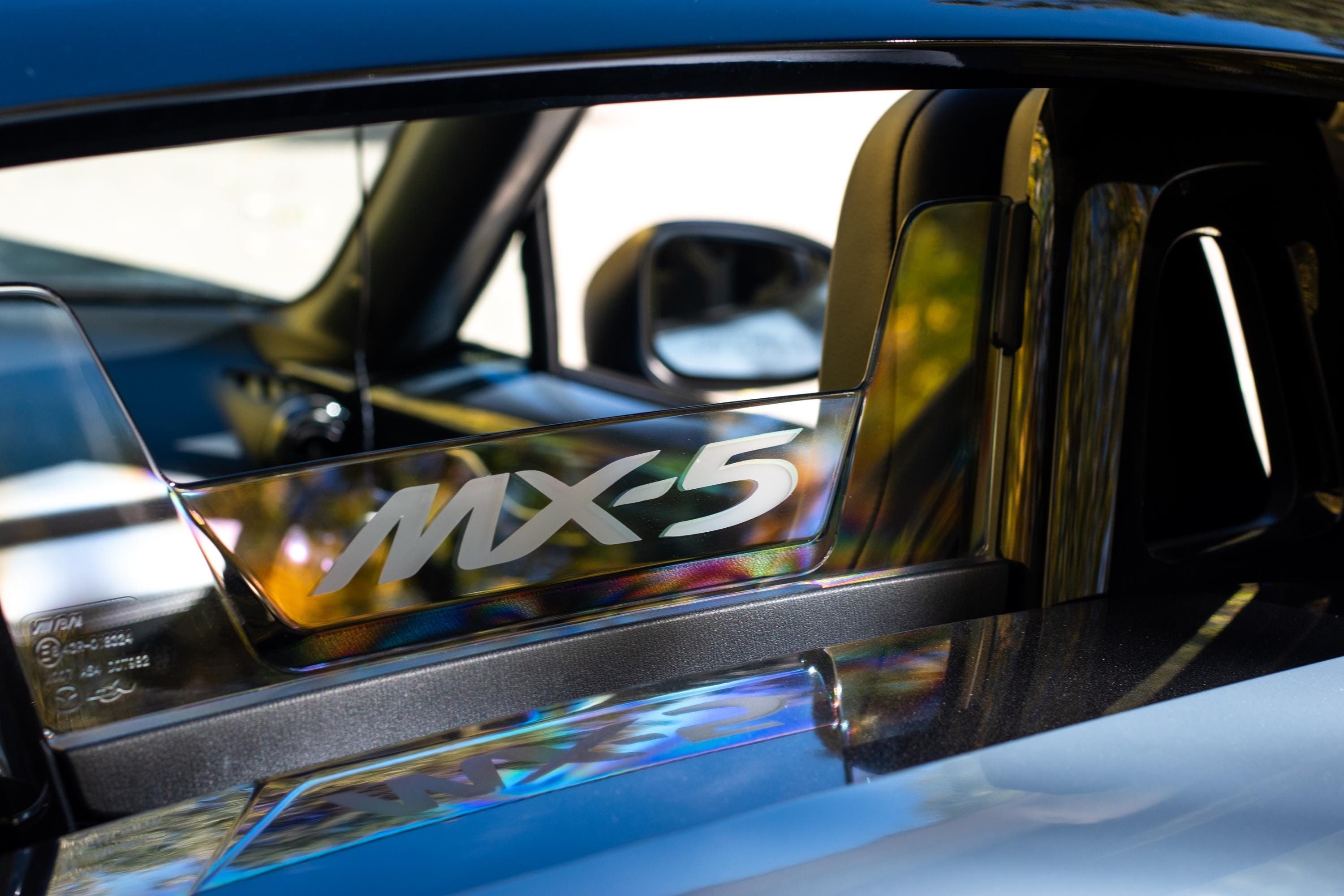 2016-present Mazda MX-5 Miata Wind Deflector "etched Glass" or Color ...