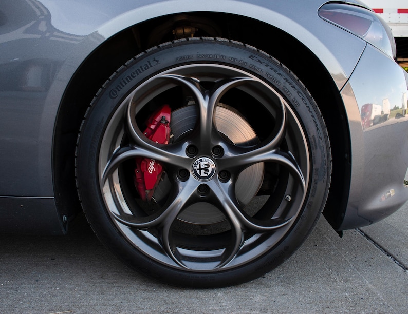 Alfa Romeo Emblem Decal/vinyl Covers Black-out (front, Rear, and Wheels ...