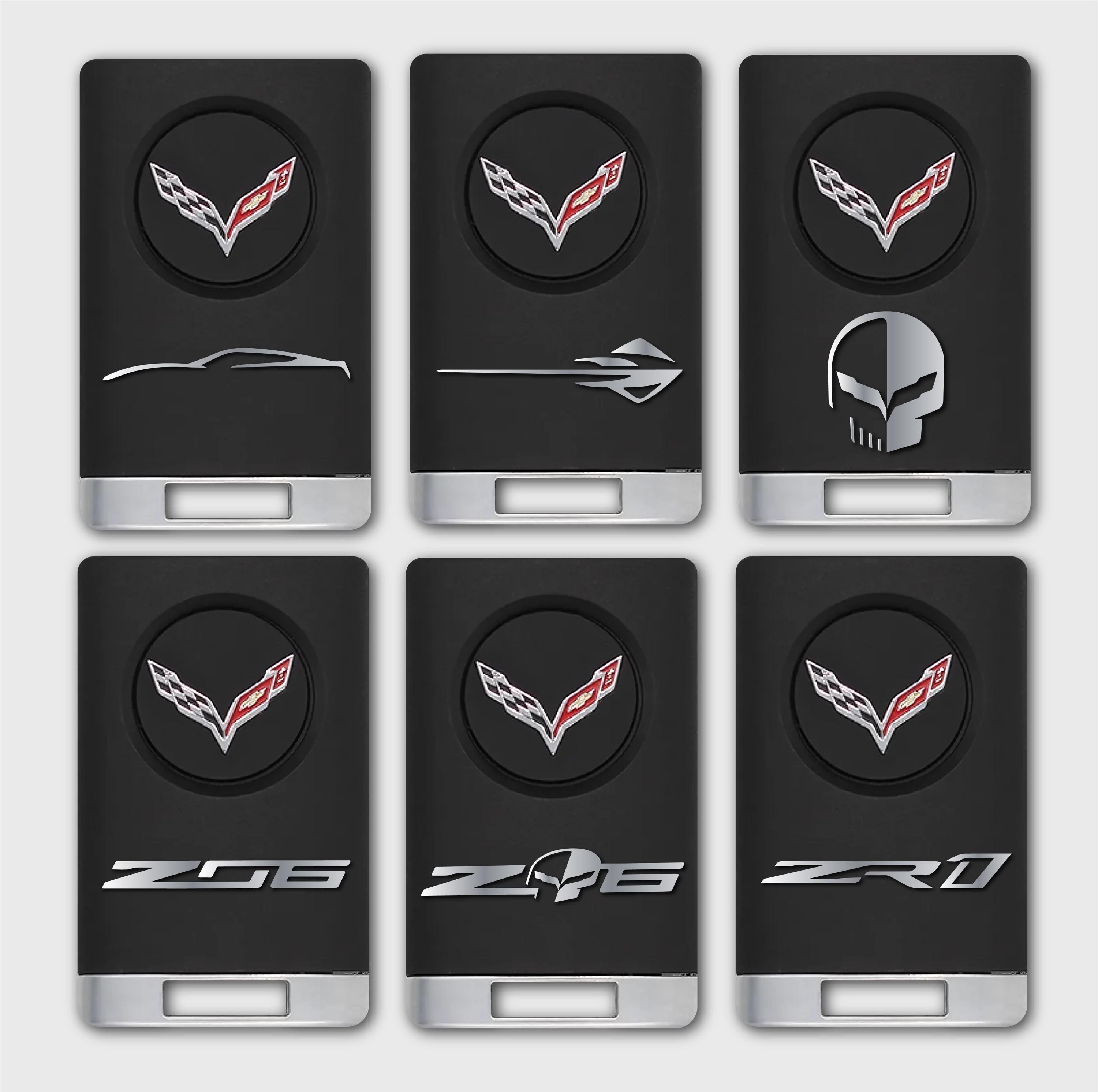 Corvette Style Decals for Corvette C7, Stringray, Z06, ZR1 Key (set of ...