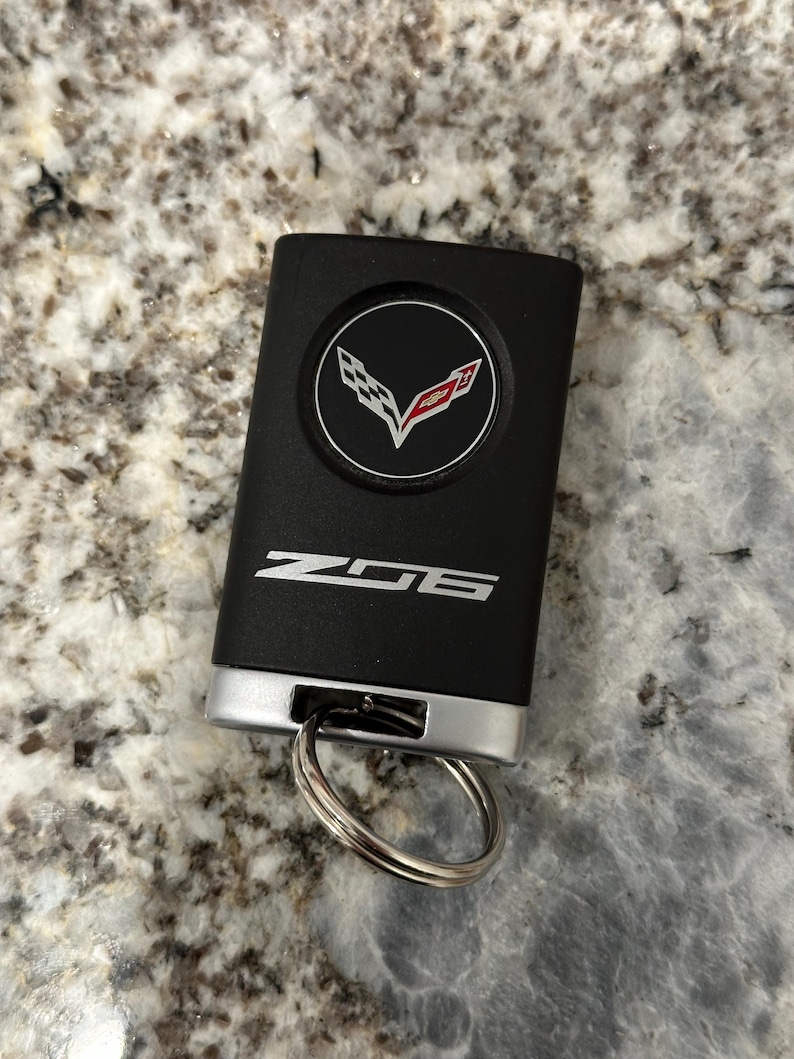 Corvette Style Decals for Corvette C7, Stringray, Z06, ZR1 Key set of 2 ...