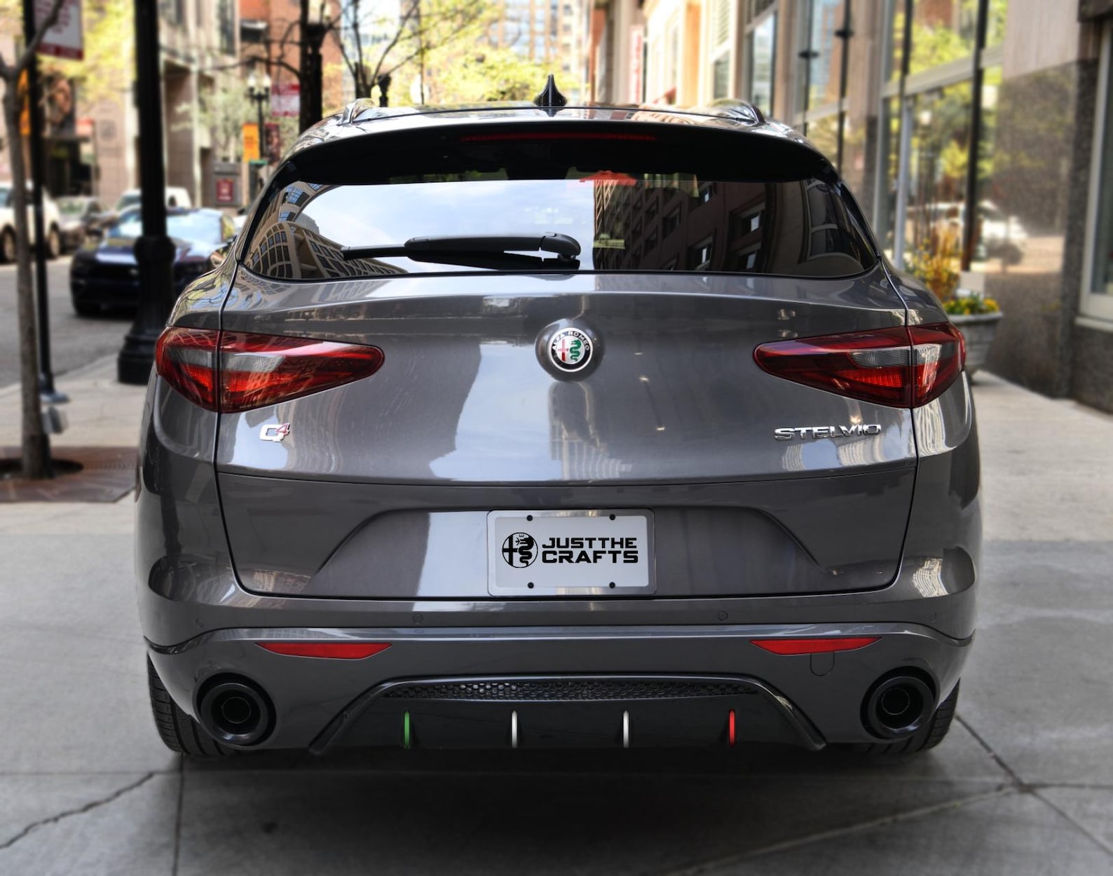 Alfa Romeo Stelvio Diffuser Stripe Decals (2.0L) - Etsy