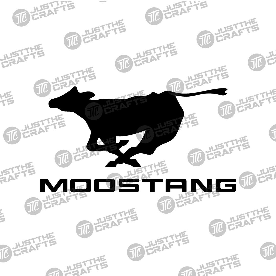 Moostang Cow Mustang Die-cut Decal Sticker - Etsy