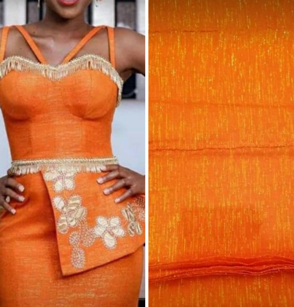 Traditional Plain Kente Cloth Higher Quality With Shimmering | Etsy