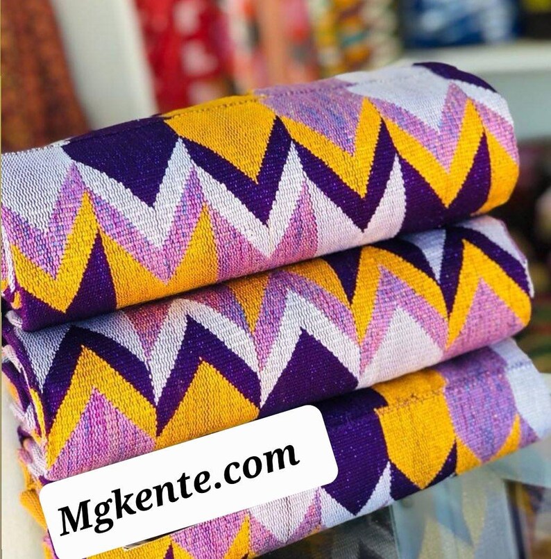 Kente-hand Woven Kente-african Royal Kente Made With High End - Etsy