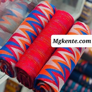 Kente-hand Woven Kente-african Royal Kente Made With High End - Etsy