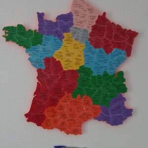 Map of France - Etsy