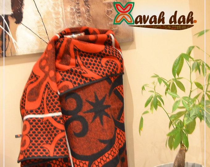 Basotho Blanket Seanamarena red and Black - Etsy