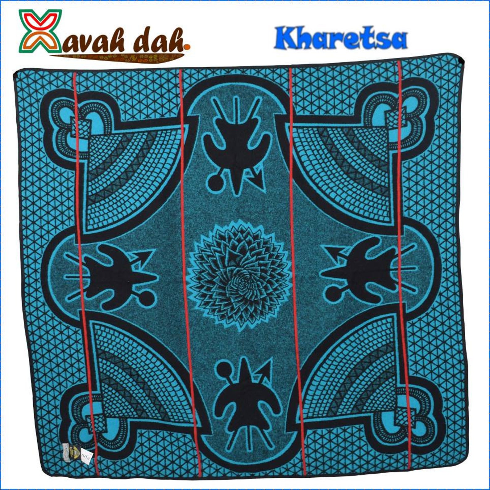 Basotho Blanket - Kharetsa (turquoise Blue) - Etsy