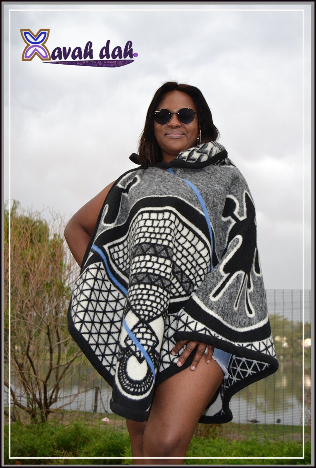 Kharetsa Blanket - Gladiator Poncho - Etsy